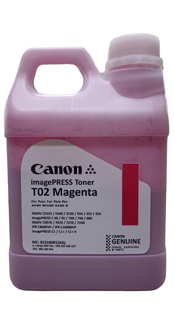 TONER ORIGINAL T02 (Recarga) 400grms